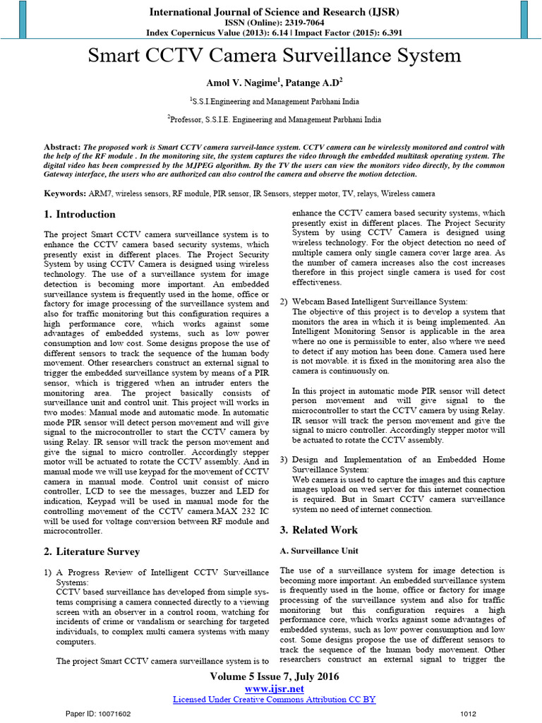 SCCTV | Download Free PDF | Surveillance | Closed Circuit Television