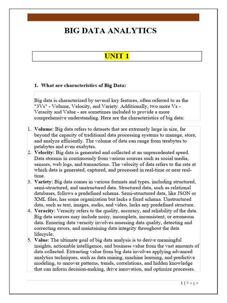 Big Data QB | PDF | Apache Hadoop | Big Data