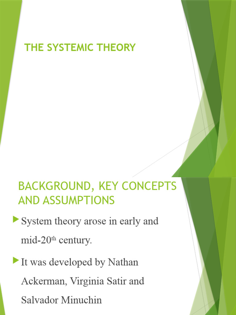 Systemic Approach | PDF | System | Psychotherapy