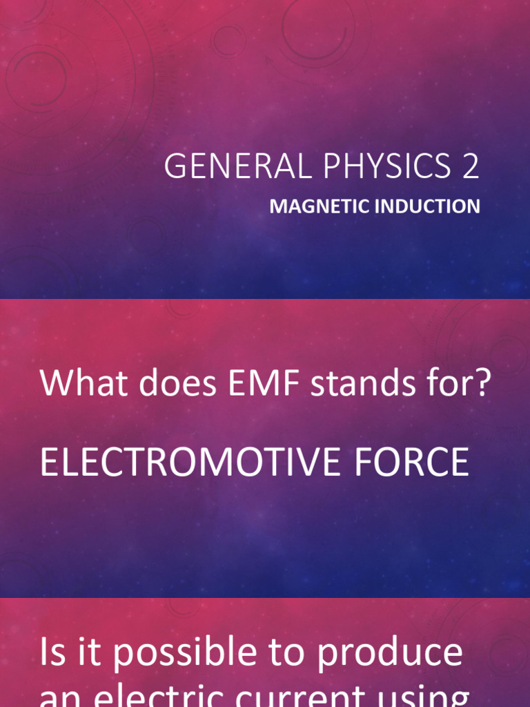 Electromagnetic Induction Explained | PDF | Electromagnetic Induction ...