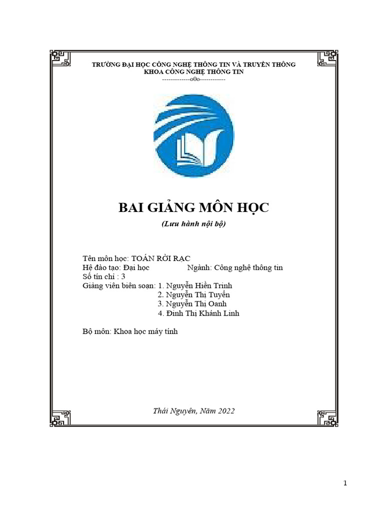 Bài Giảng TRR | PDF