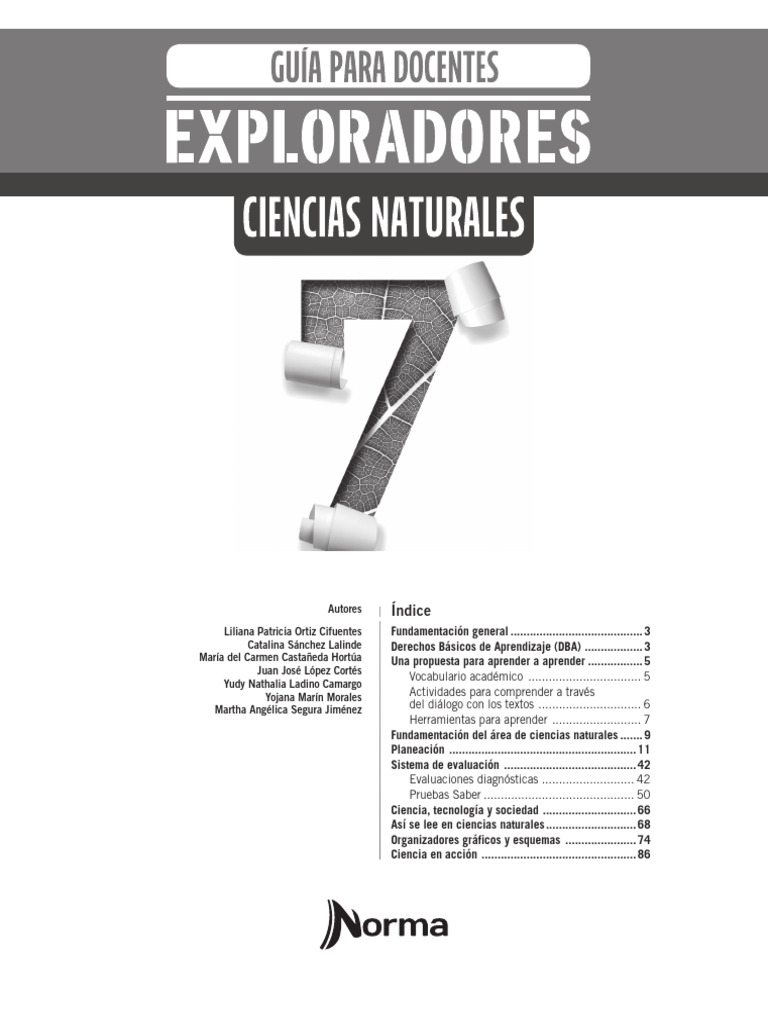 Exp Cie07 Doc | PDF | Metabolismo | Evaluación
