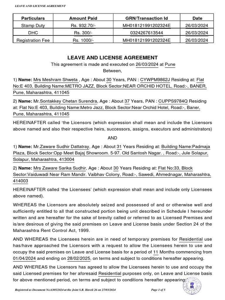 Vague method | PDF | License | Landlord