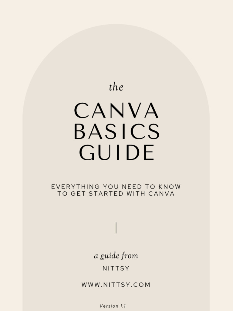 DAM Canva basics guide | PDF | Icon (Computing) | World Wide Web