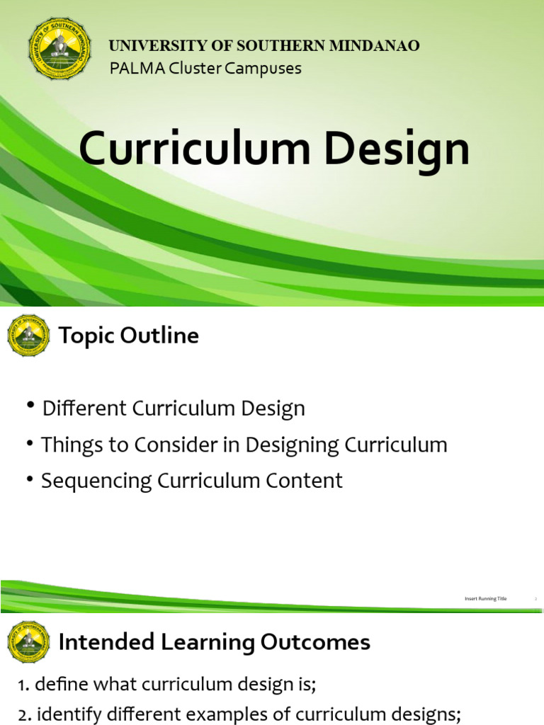 Curriculum Design | PDF | Curriculum | Learning