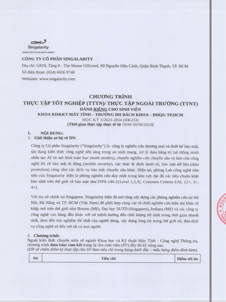 SGT - Singalarity (VN) | PDF