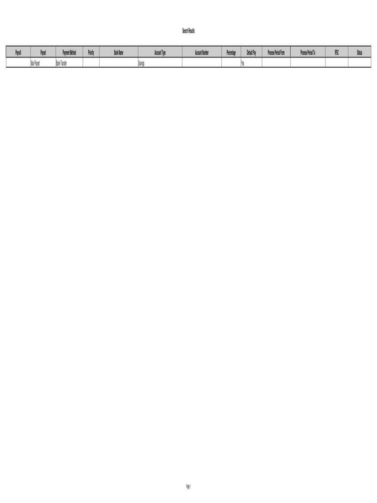 Payroll and Banking Details | PDF
