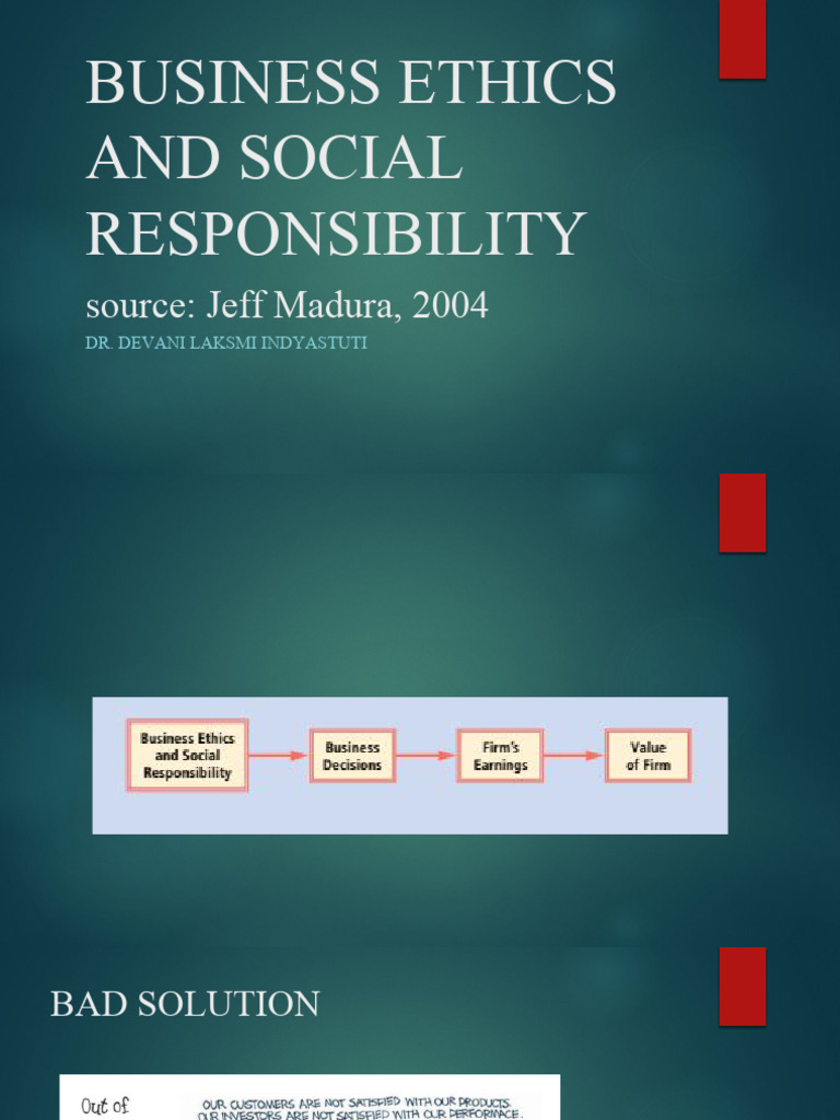 Business Ethics & Responsibilities | PDF | Employment | Corporate ...