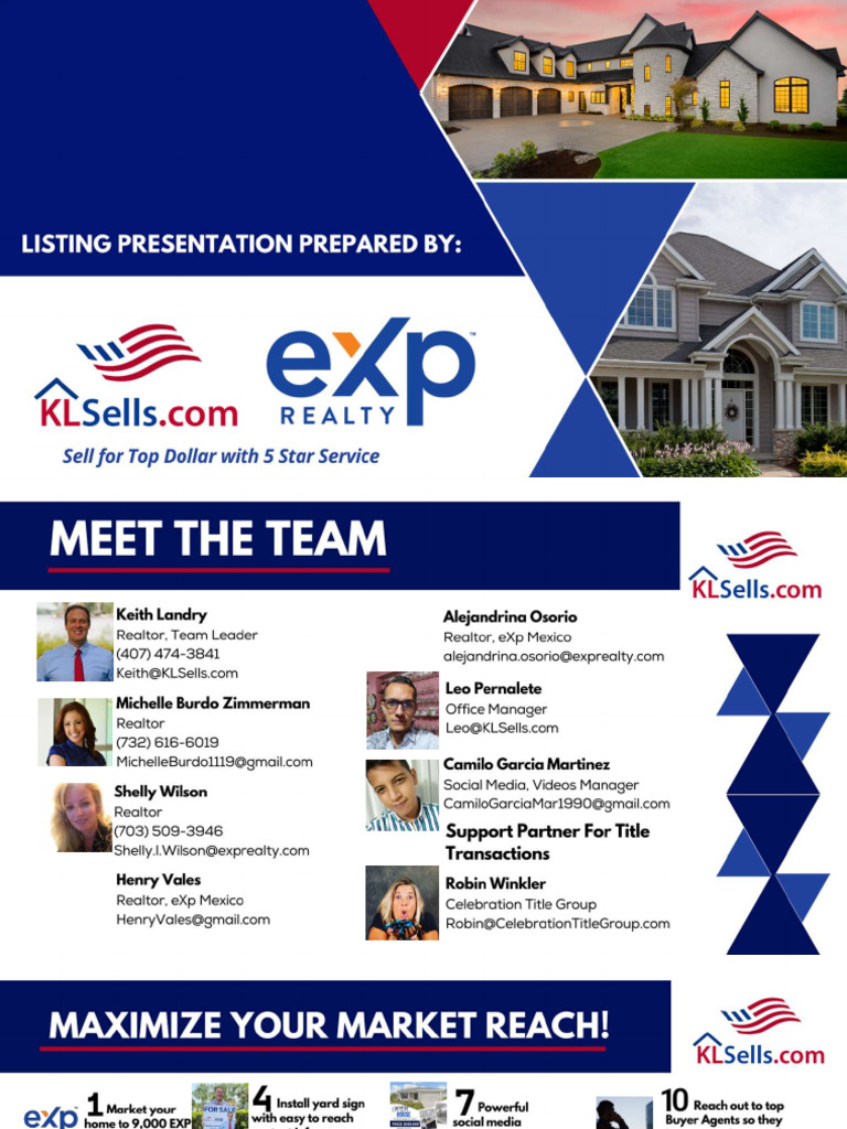 Keith Landry Listing Presentation 05 10 23 | PDF | Experience | Prices