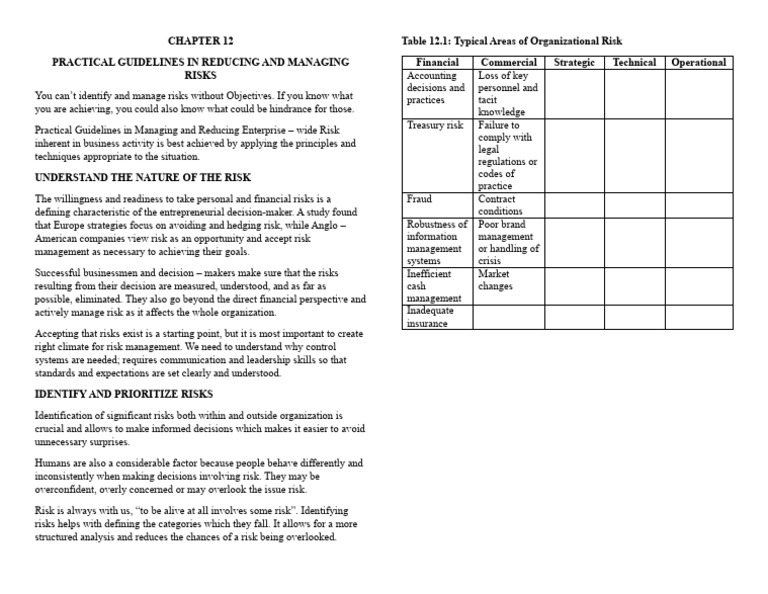 Chapter 12 | PDF | Risk | Decision Making