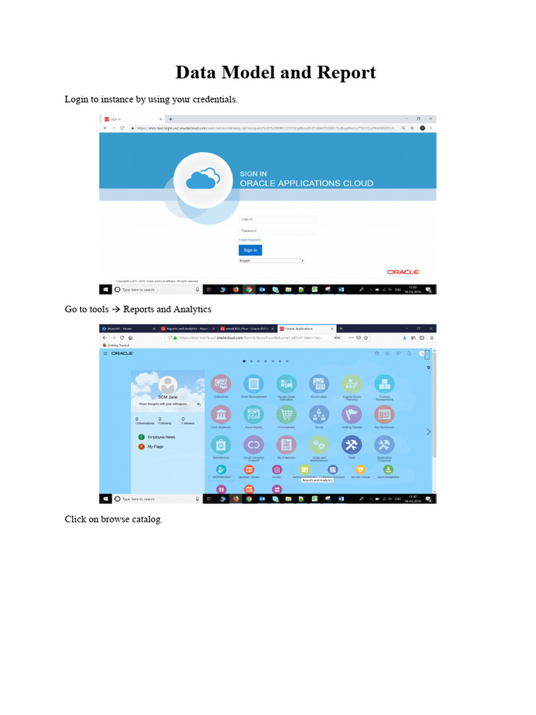 Data Model and Report | PDF | Parameter (Computer Programming) | Software Engineering