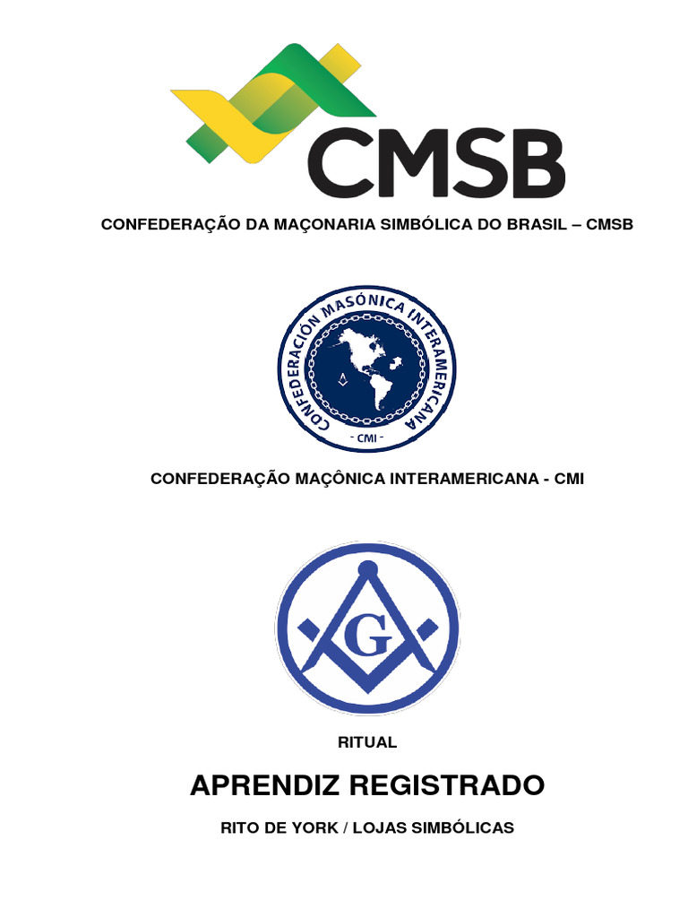 Ritual do Aprendiz Maçom - Rito de York | PDF | Loja Maçônica | Maçonaria