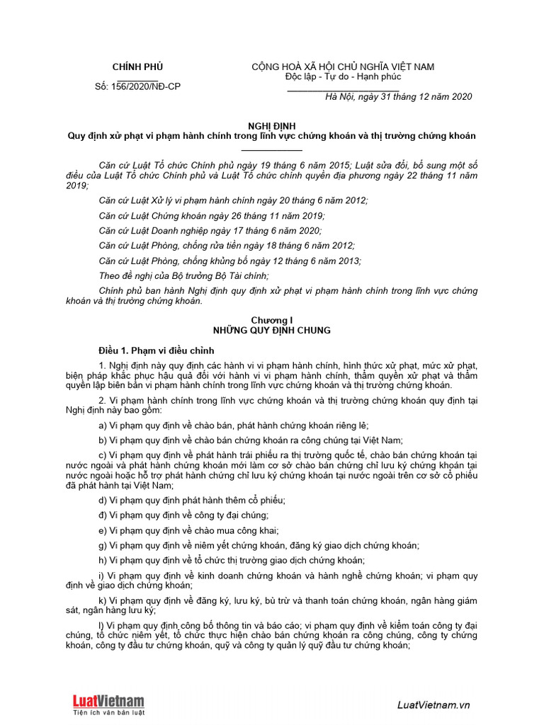 Nghị định-156-2020-NĐ-CP | PDF