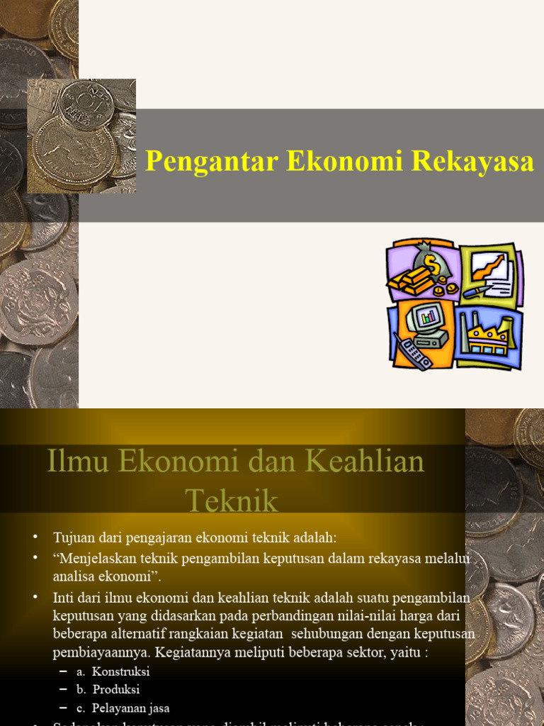 Ekonomi Rekayasa: Analisis Keputusan Teknik | PDF | Seni | Komputer