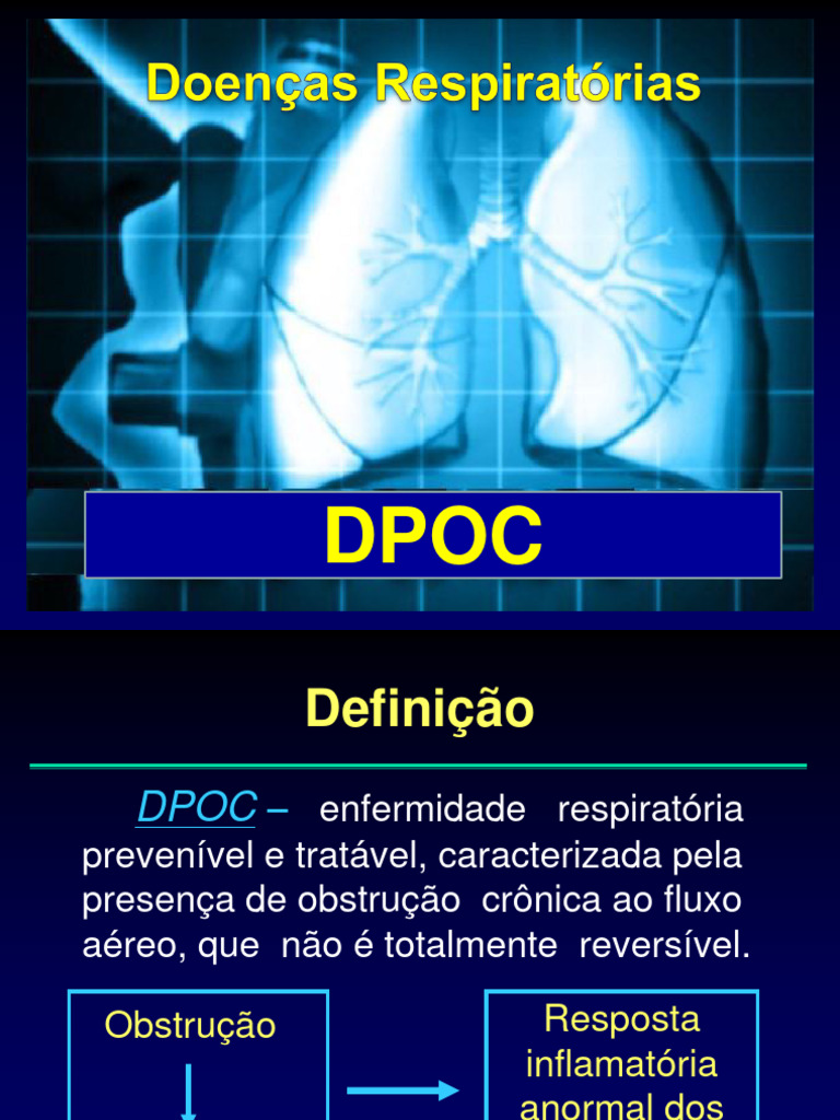 Entendendo a DPOC: Causas e Tratamentos | PDF | Doença de obstrução ...