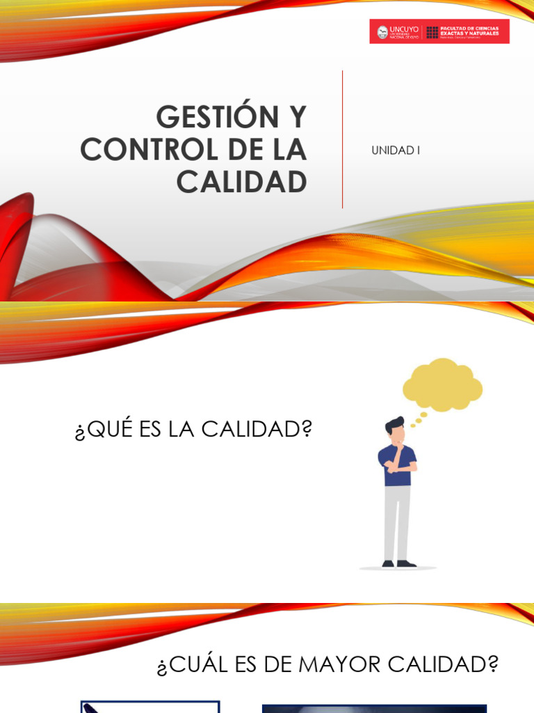 Clase 1 Gestión y Control de La Calidad | PDF | Calidad (comercial ... Clase 1 Gestión y Control de La Calidad | PDF | Calidad (comercial ...
