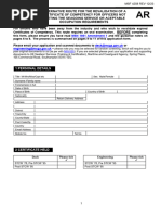 AMSA CoC Form 426 - MasterLt24 | PDF