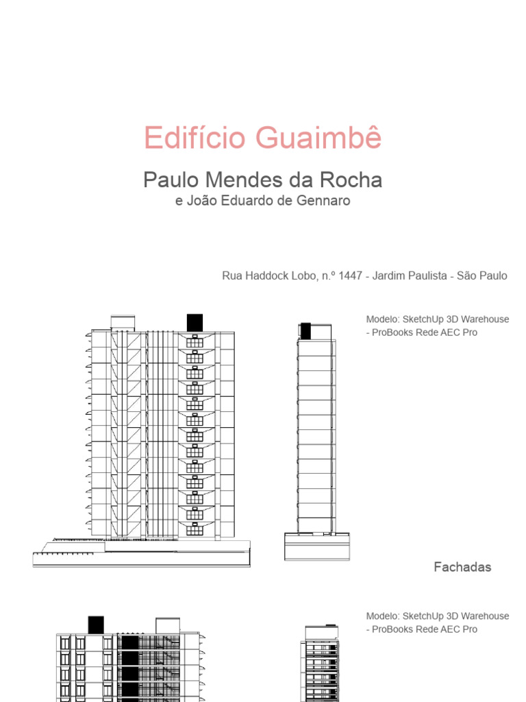 Arquitetura Do Brasil - Análise Edifício Guaímbe | PDF