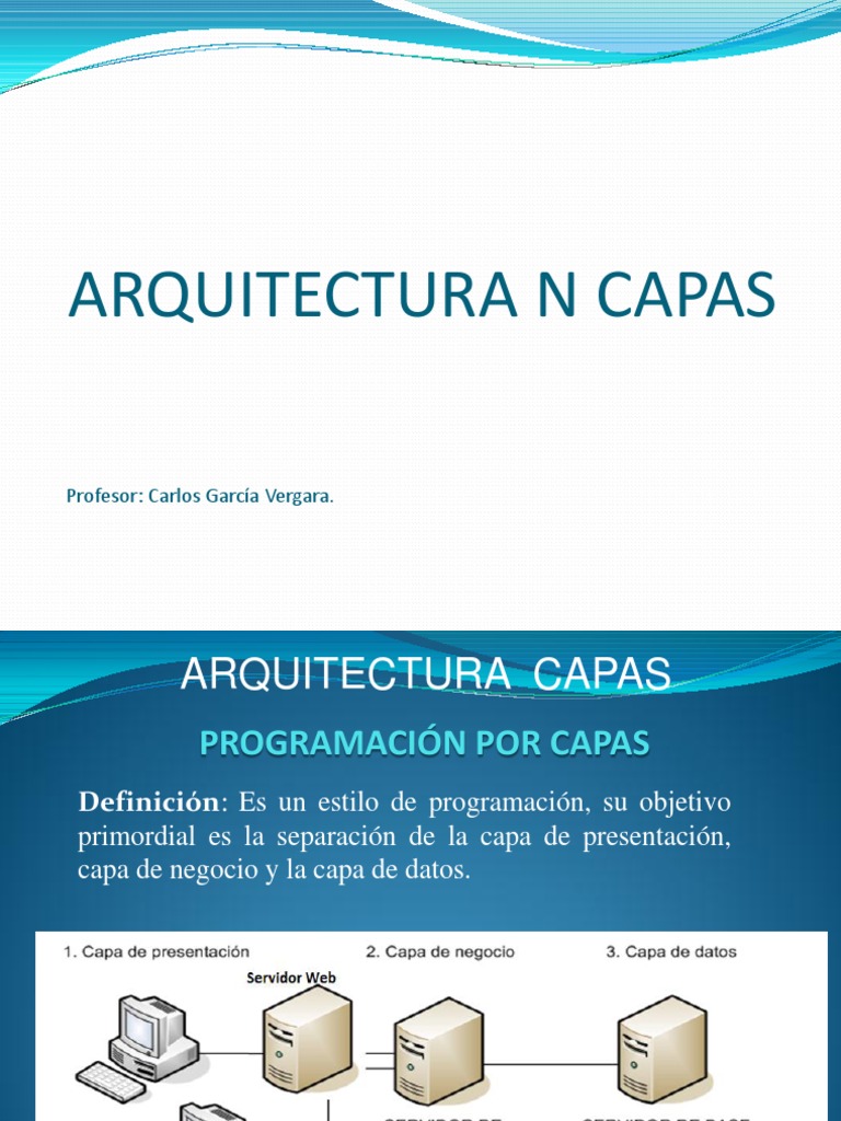 Arquitectura de N Capas | PDF