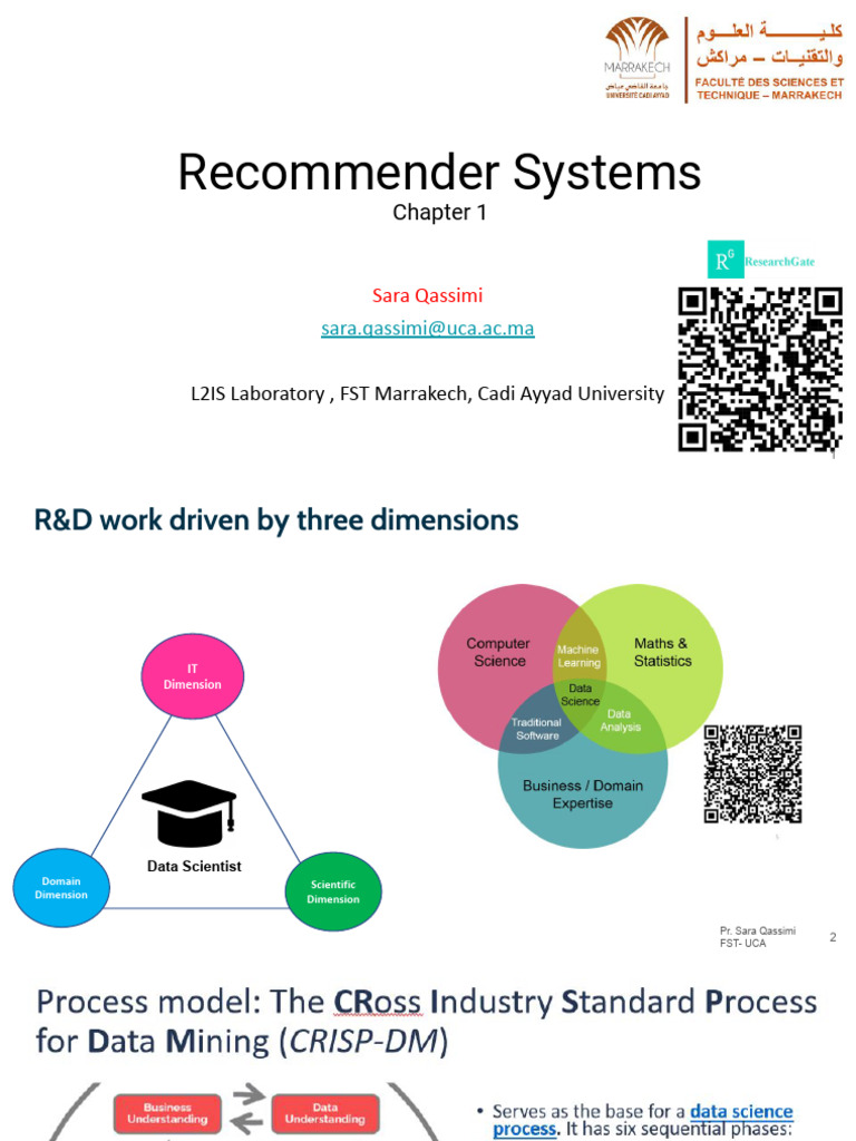 Recommender Systems - Chaptre1 | PDF