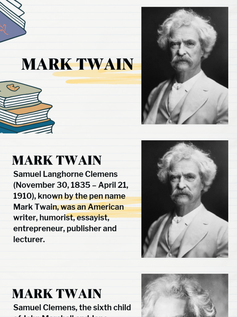 Mark Twain | PDF | Mark Twain | Huckleberry Finn
