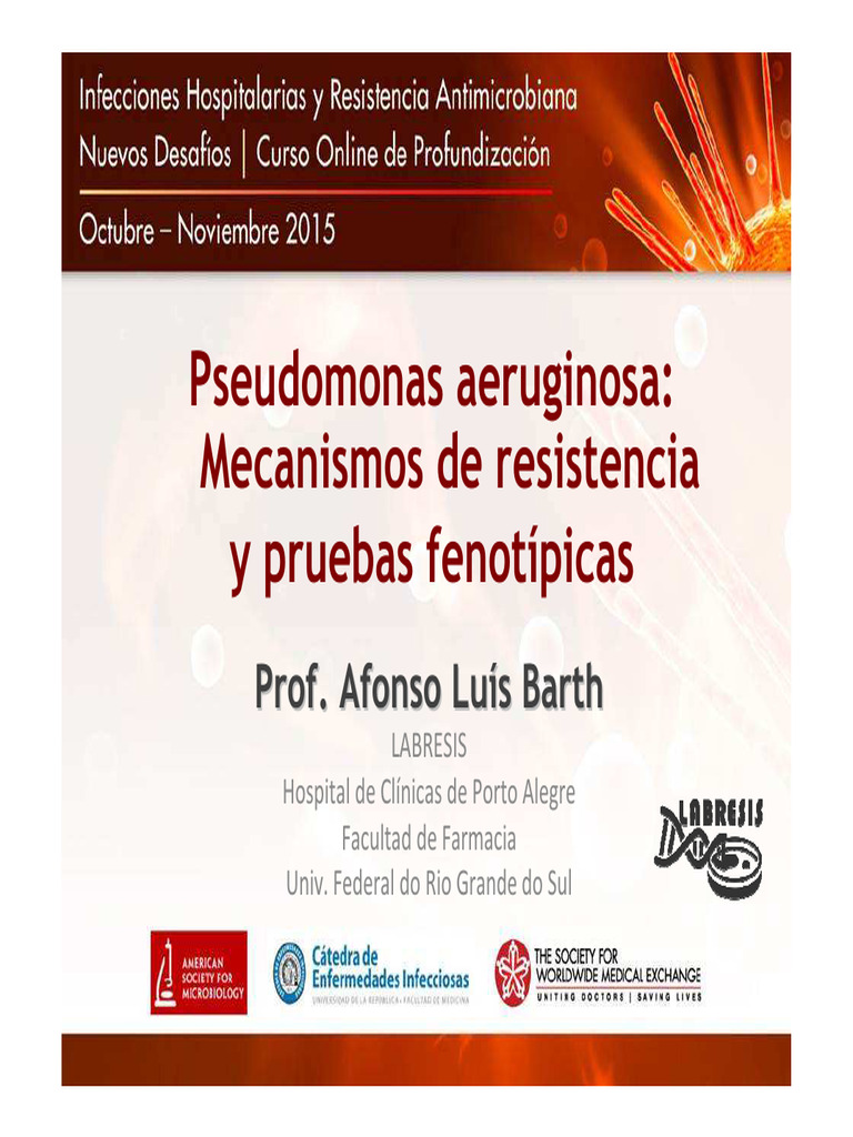 m4 Barth Esp | PDF | Pseudomonas Aeruginosa | Beta lactamasa