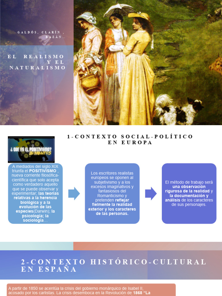 El Realismo y El Naturalismo1 5 | PDF | Realismo literario