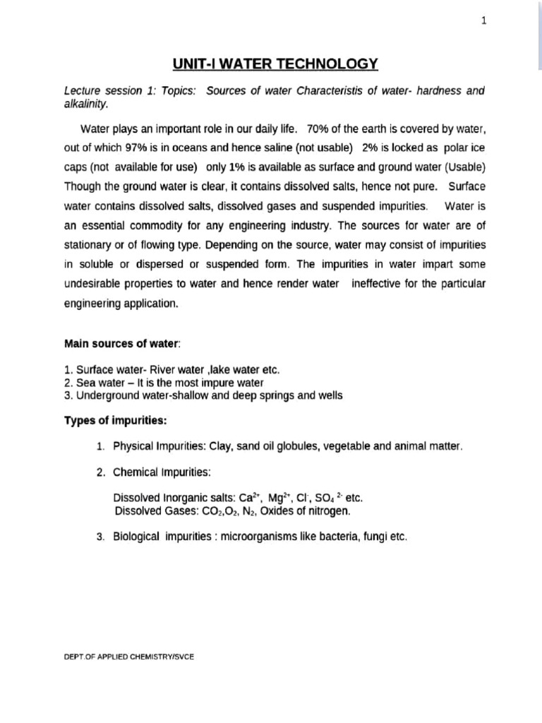 Watertechnology | PDF | Ion Exchange | Osmosis