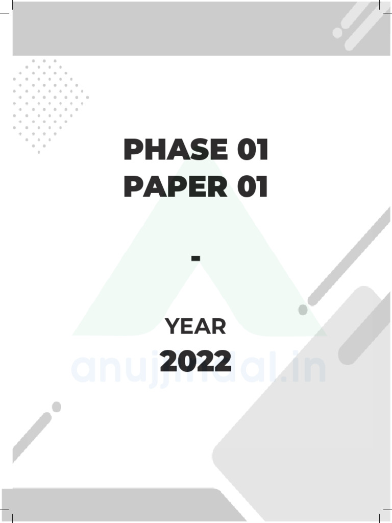 SEBI Question Paper Phase I Paper I 2022 | PDF | Indian Black Money ...