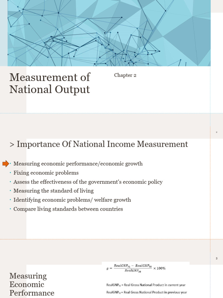 Macroeconomics - Chapter 2 | PDF | Measures Of National Income And Output | Income
