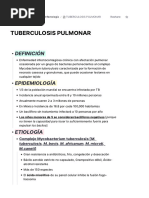 Fisipatologia de La Tuberculosis Pulmonar | PDF | Tuberculosis ...