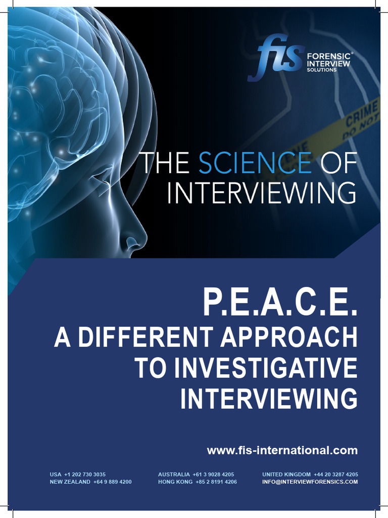 PEACE - Course Workbook | PDF | Right To Silence | Memory