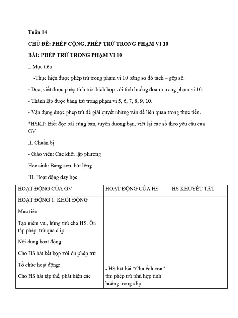 Phép TR Trong PH M Vi 10 | PDF