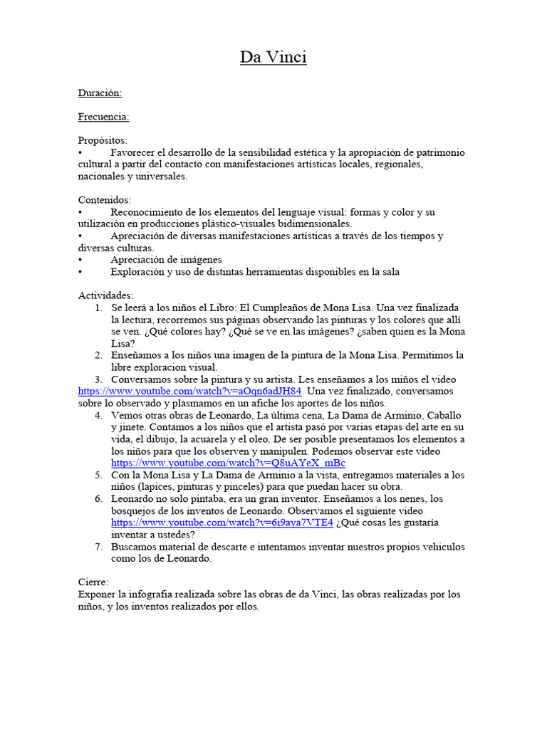 Da Vinci | PDF | Leonardo Da Vinci | Pinturas