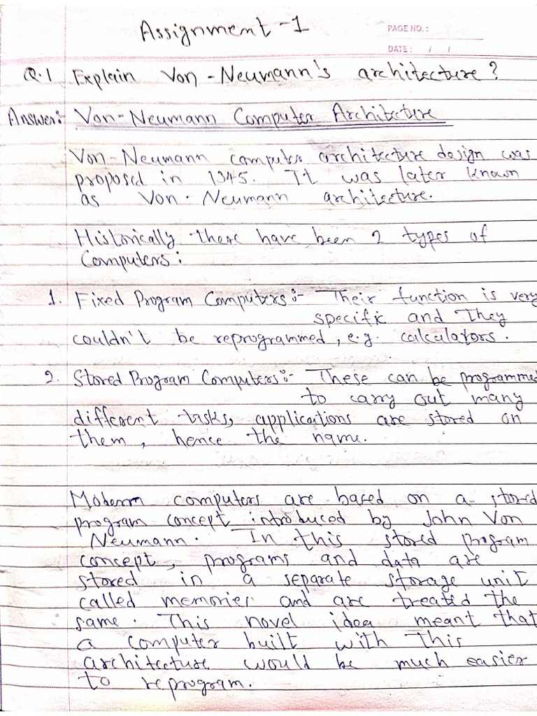 CSA Assignment | PDF