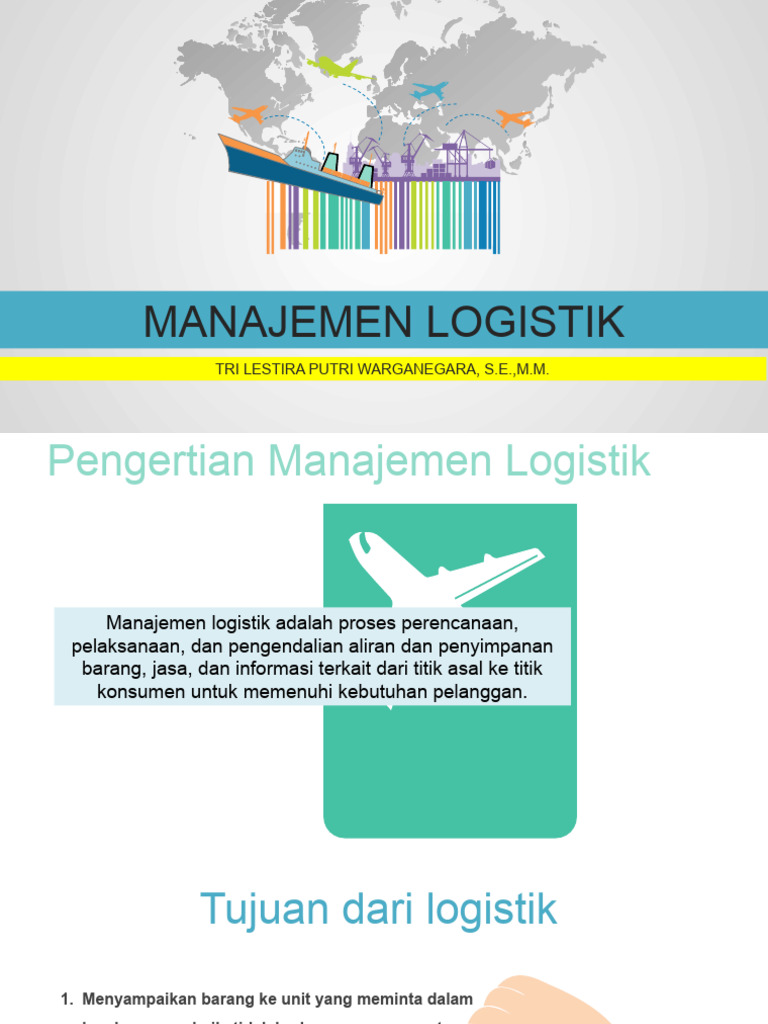 P2. BAB 2 Manajemen Logistik | PDF