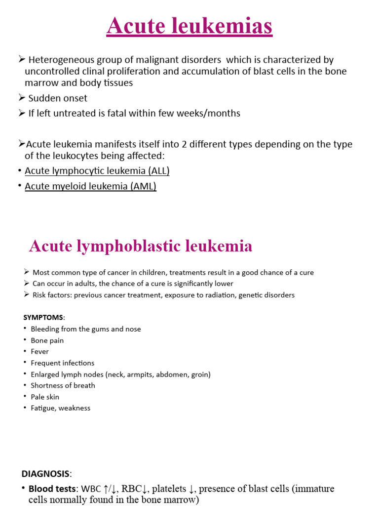 Acute Leukemia | PDF