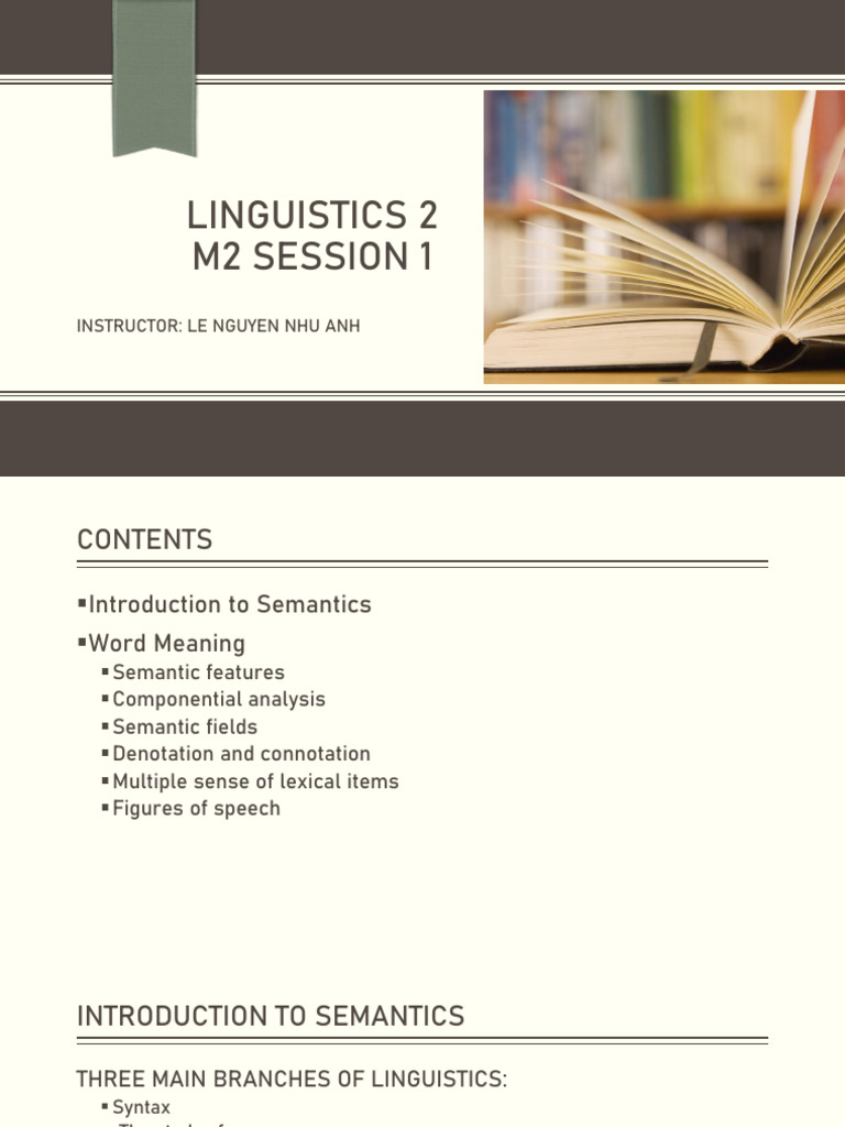 M2 Lesson 1 Slides For Students | PDF | Semantics | Metaphor