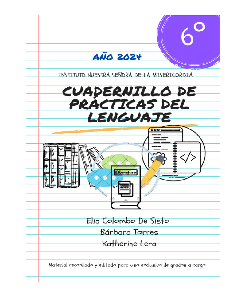 Cuadernillo 2024 Pdl 6to Terminado Pdf Jason París Mitología 8358