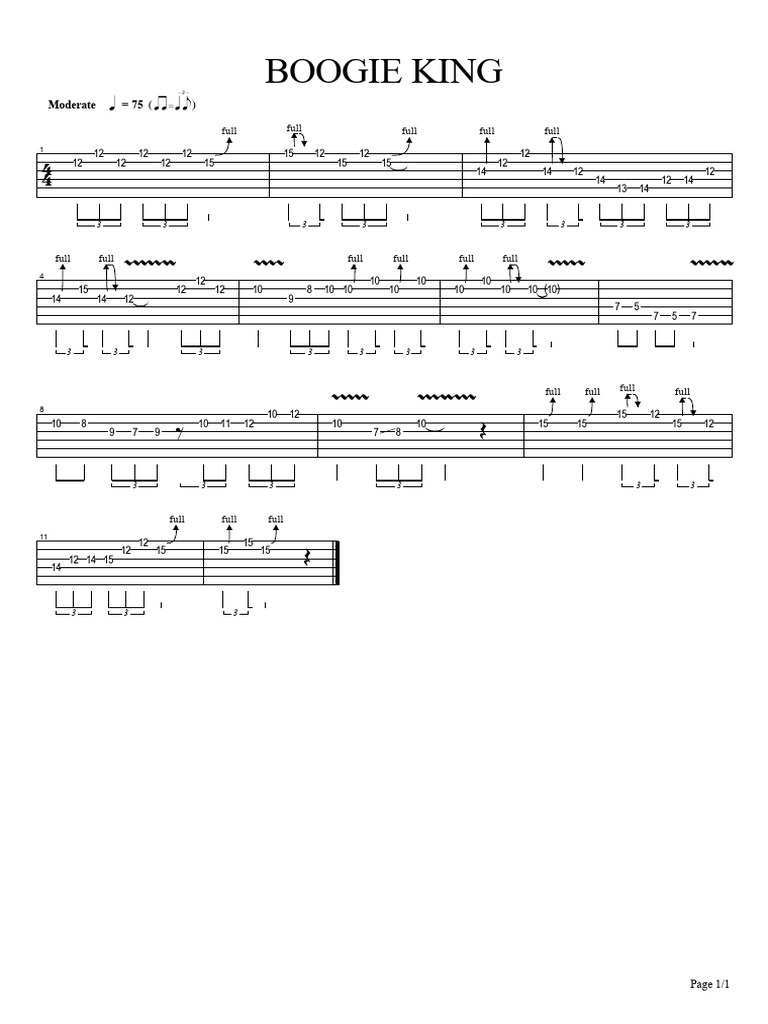 Boogie King (Ok) | PDF