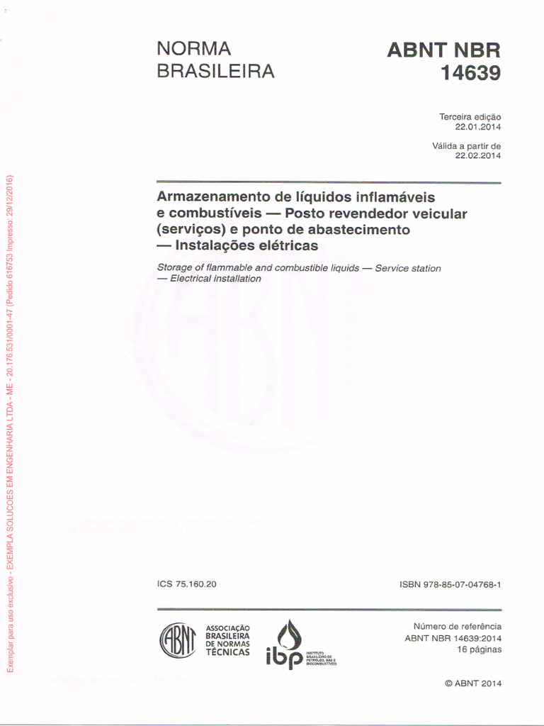 Abnt NBR 14639 | PDF