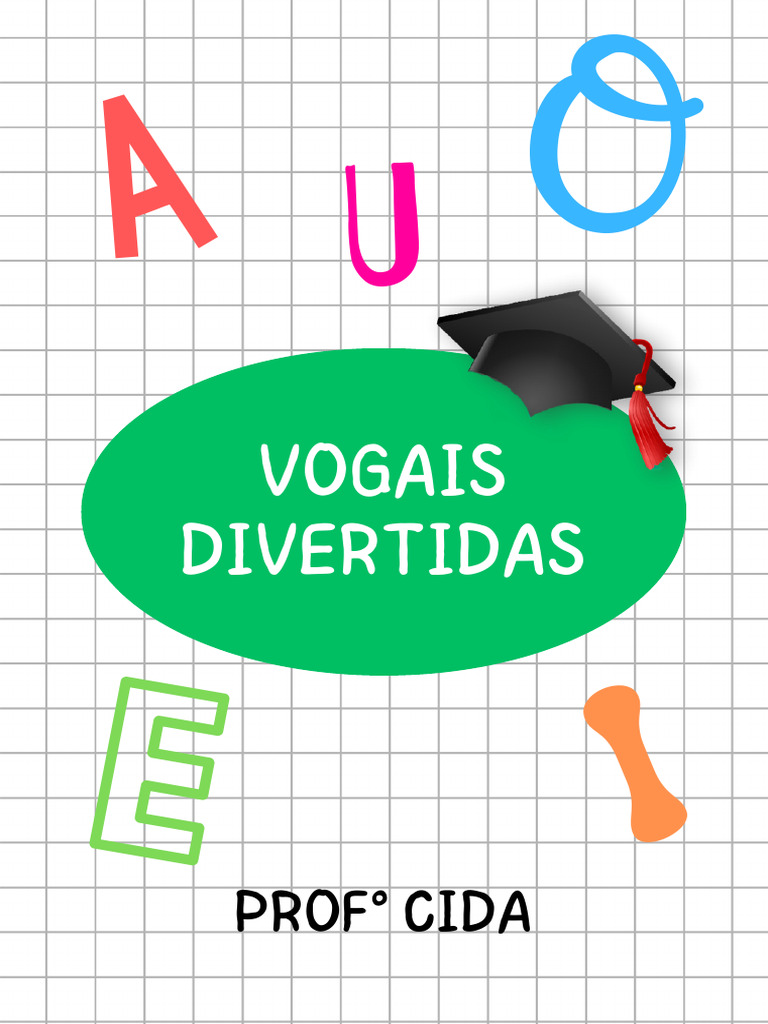 3 - vogais_divertidas | PDF | Vogal | Voz humana