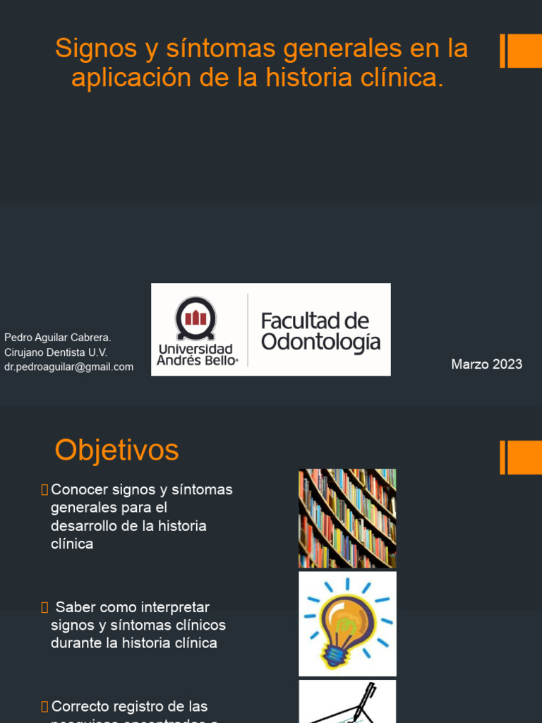 Clases Signos y Síntomas Generales Semiologia Dolor 2023 | PDF | Edema ...