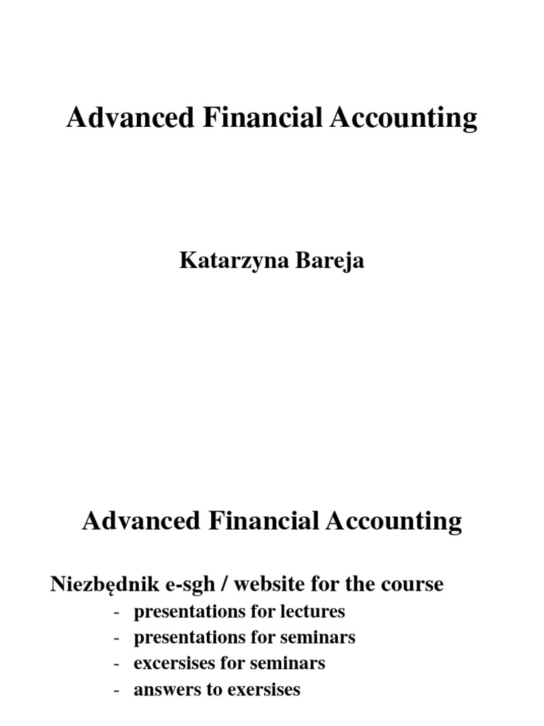 AFA Lecture | PDF | International Financial Reporting Standards ...