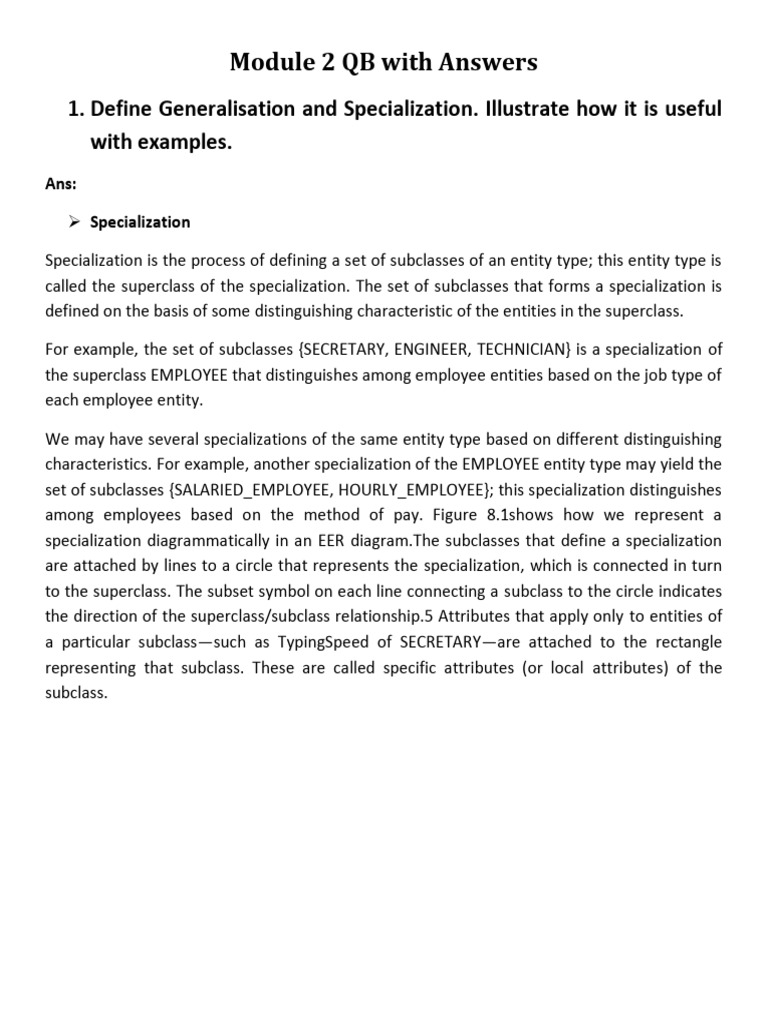 DBMS Module 2 SEE | PDF | Relational Database | Information Retrieval DBMS Module 2 SEE | PDF | Relational Database | Information Retrieval