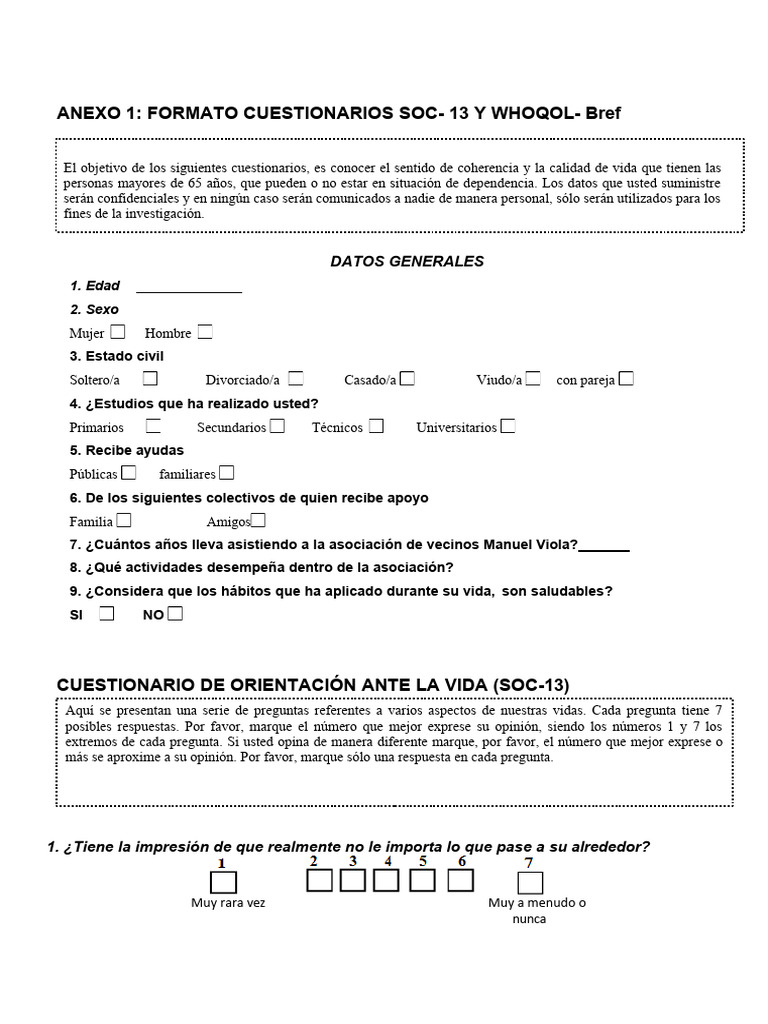 Bref | PDF | Placer | Cuestionario