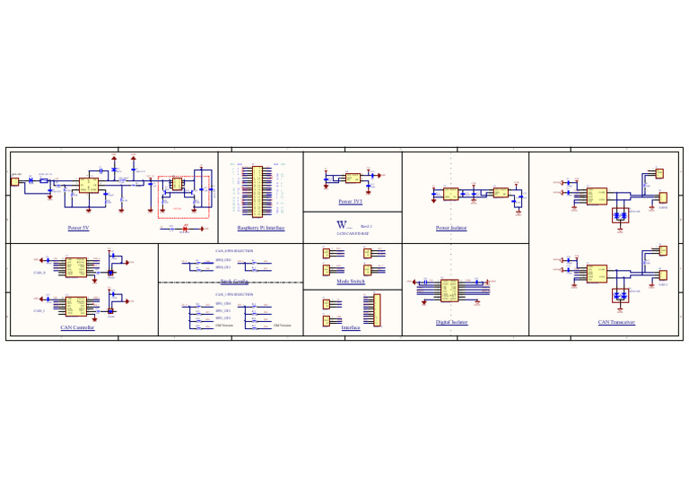 2 CH CAN FD HAT Rev2.1 Schematic | PDF