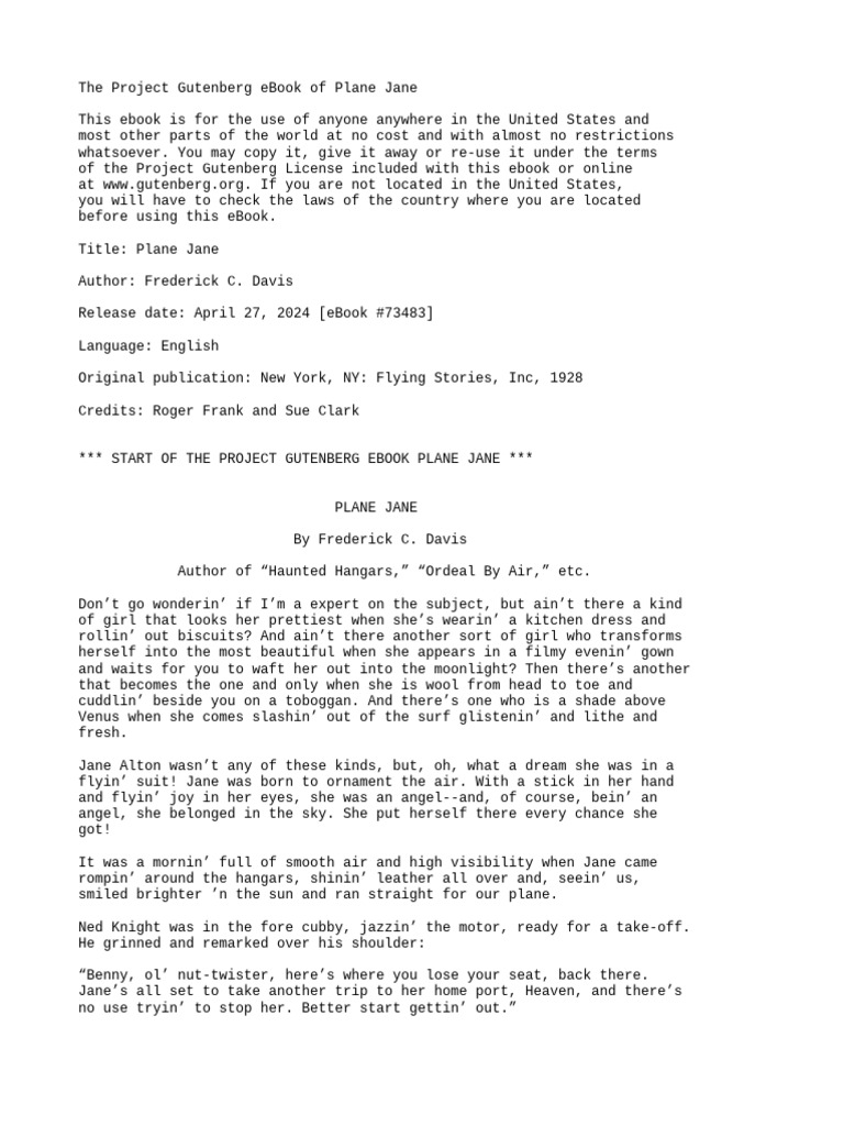 The Project Gutenberg Ebook of Plan | PDF | Project Gutenberg | Copyright