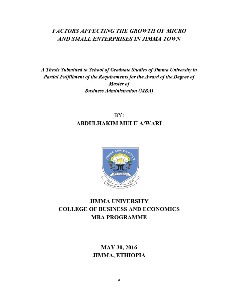 Final Draft Thesis 2016 | Download Free PDF | Unemployment | Employment