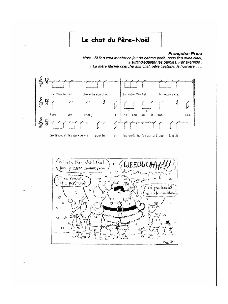 Le Chat Du Pere Noel | PDF